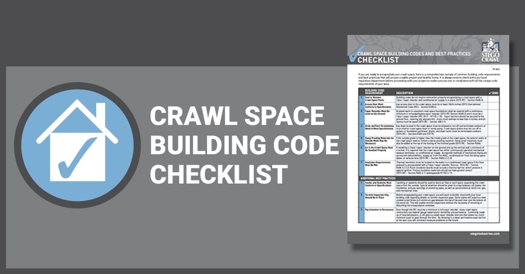 A 10-Point Checklist for Common Crawl Space Building Codes