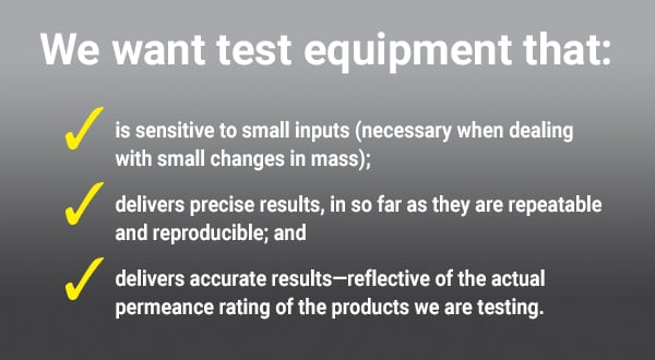 Which Water Vapor Permeance Test Should You Use? ASTM E96 or ASTM F1249