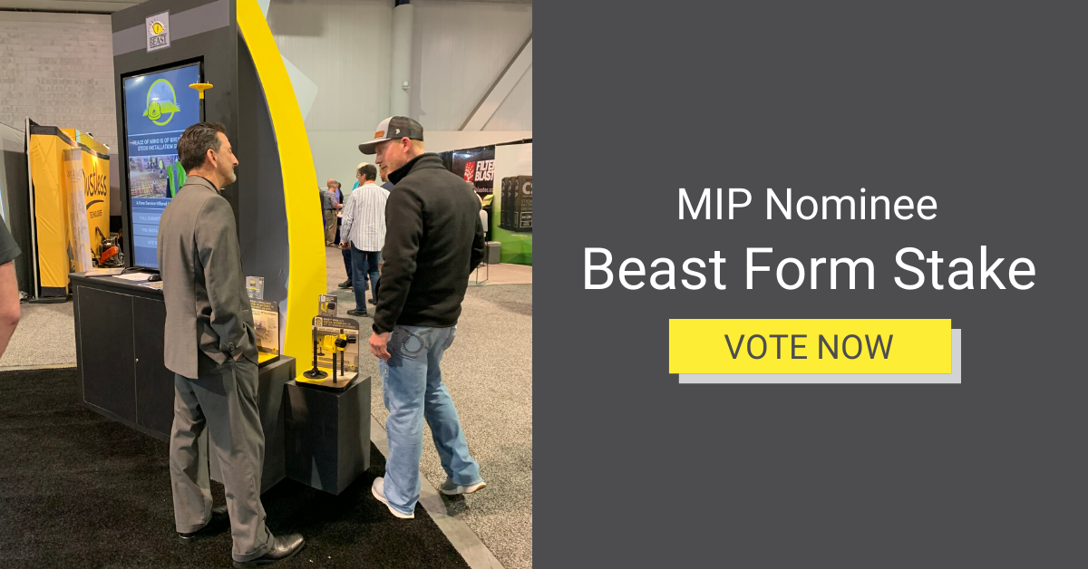 Beast Form Stake - World of Concrete - Most Innovative Product